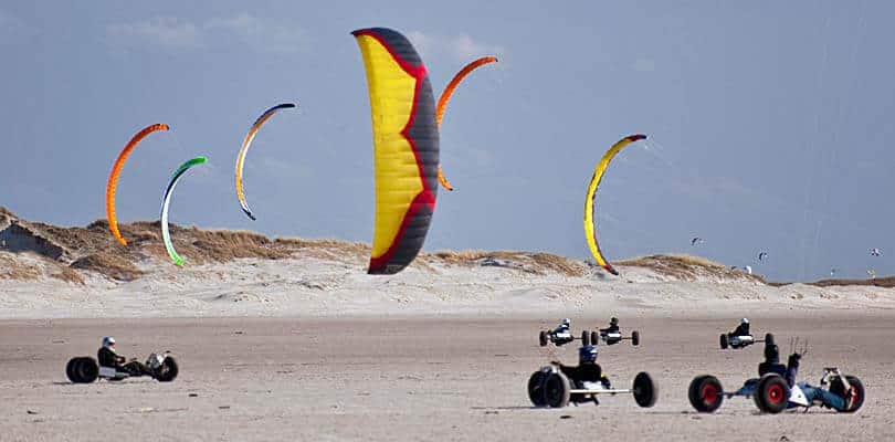Kitebuggy fahren auf Römö | Nordseeküste in Dänemark